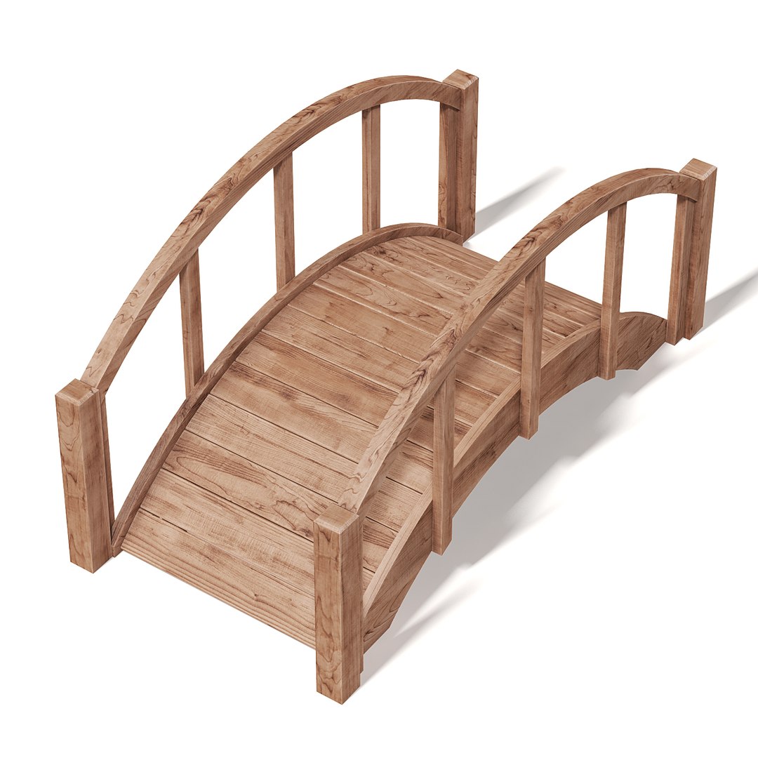 Small Wooden Bridge 3D Model - TurboSquid 1339807