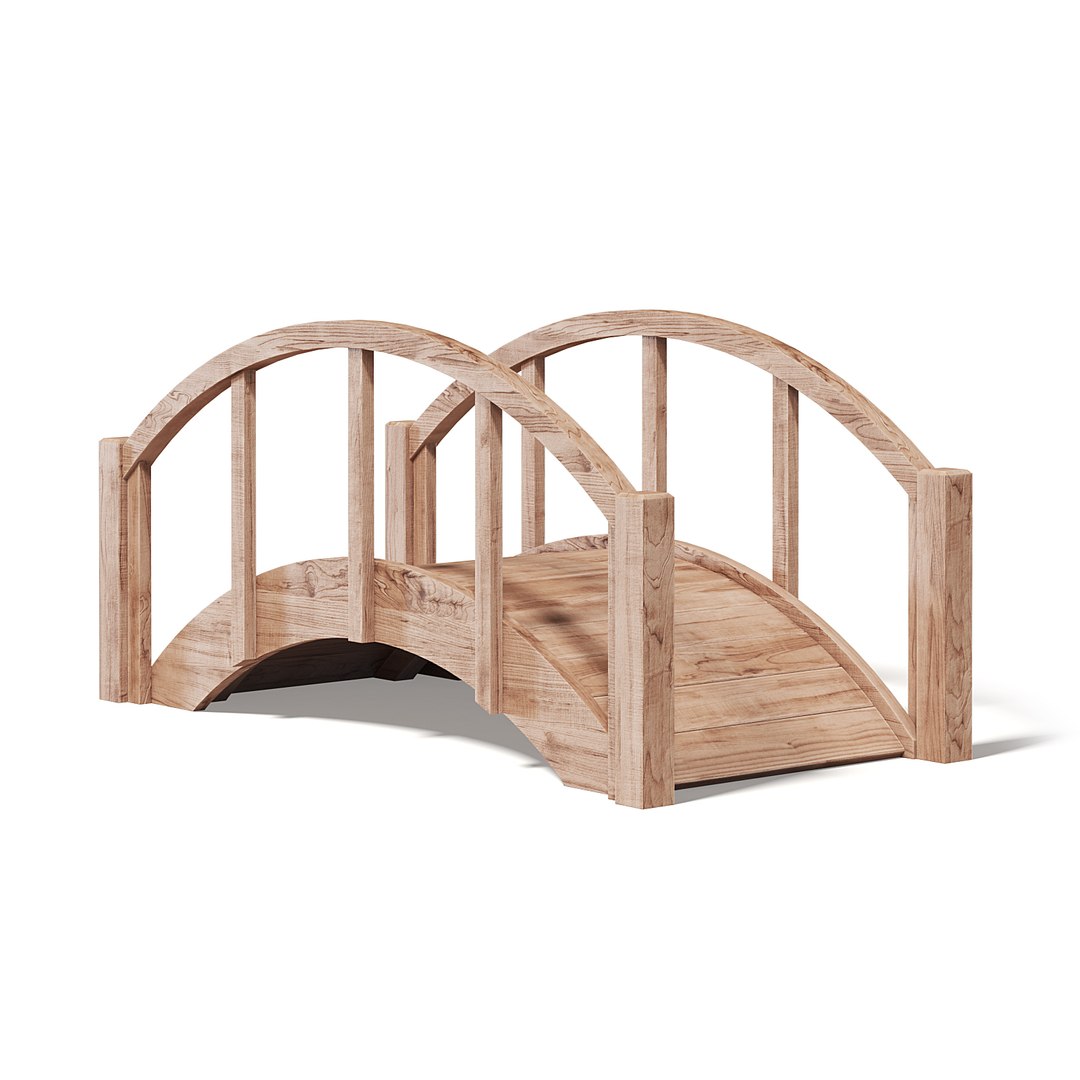 Small Wooden Bridge 3D Model - TurboSquid 1339807