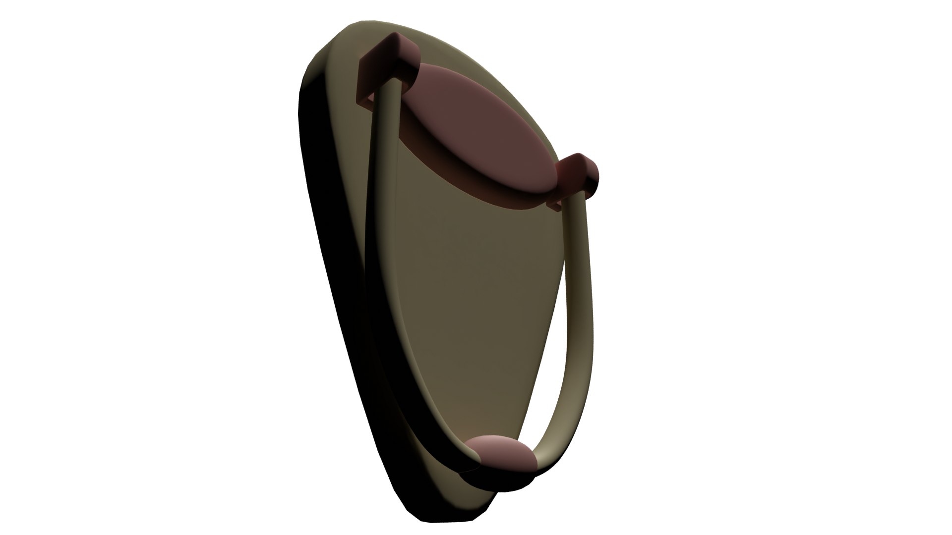 Simple Metal Door Knocker B 3D Model - TurboSquid 2243860