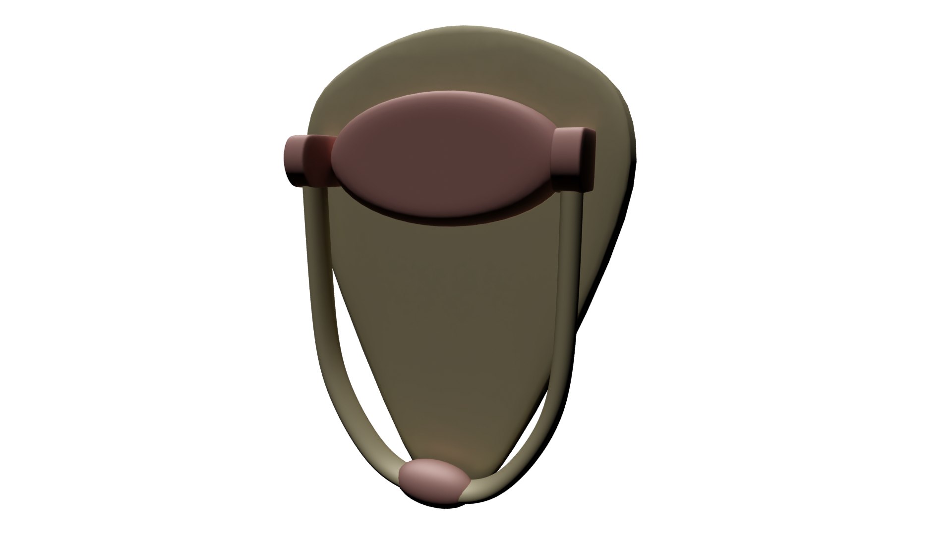 Simple Metal Door Knocker B 3D Model - TurboSquid 2243860