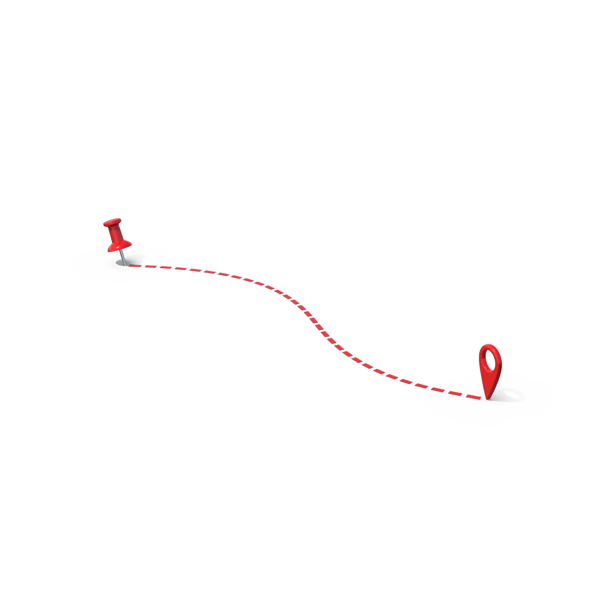 modelo 3d Pin del mapa Pin de ubicación de ruta - TurboSquid 2457647