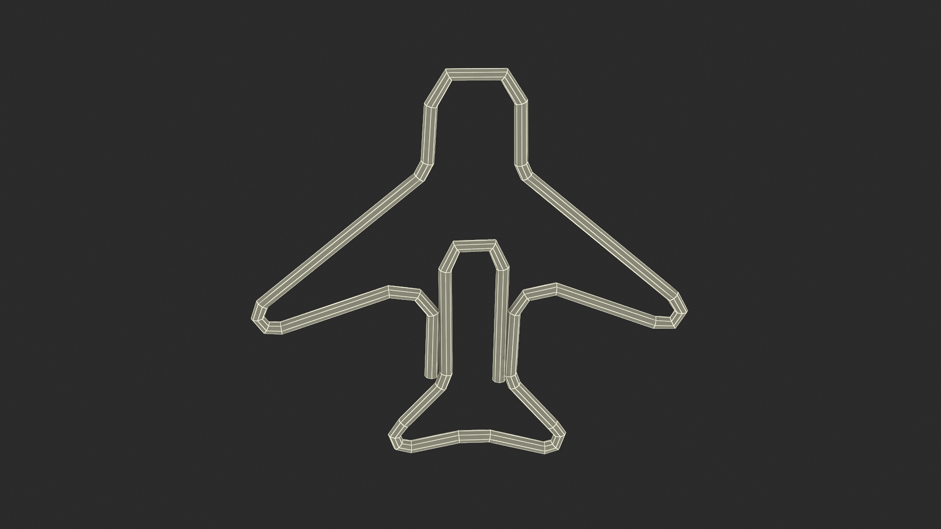 Plane Shaped Paper Clip 3D Model - TurboSquid 2195632