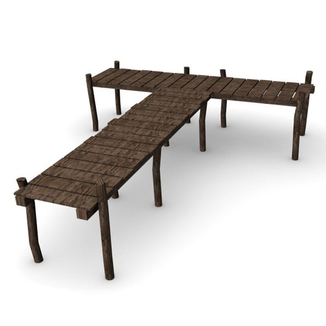 Landing Stages 3d 3ds