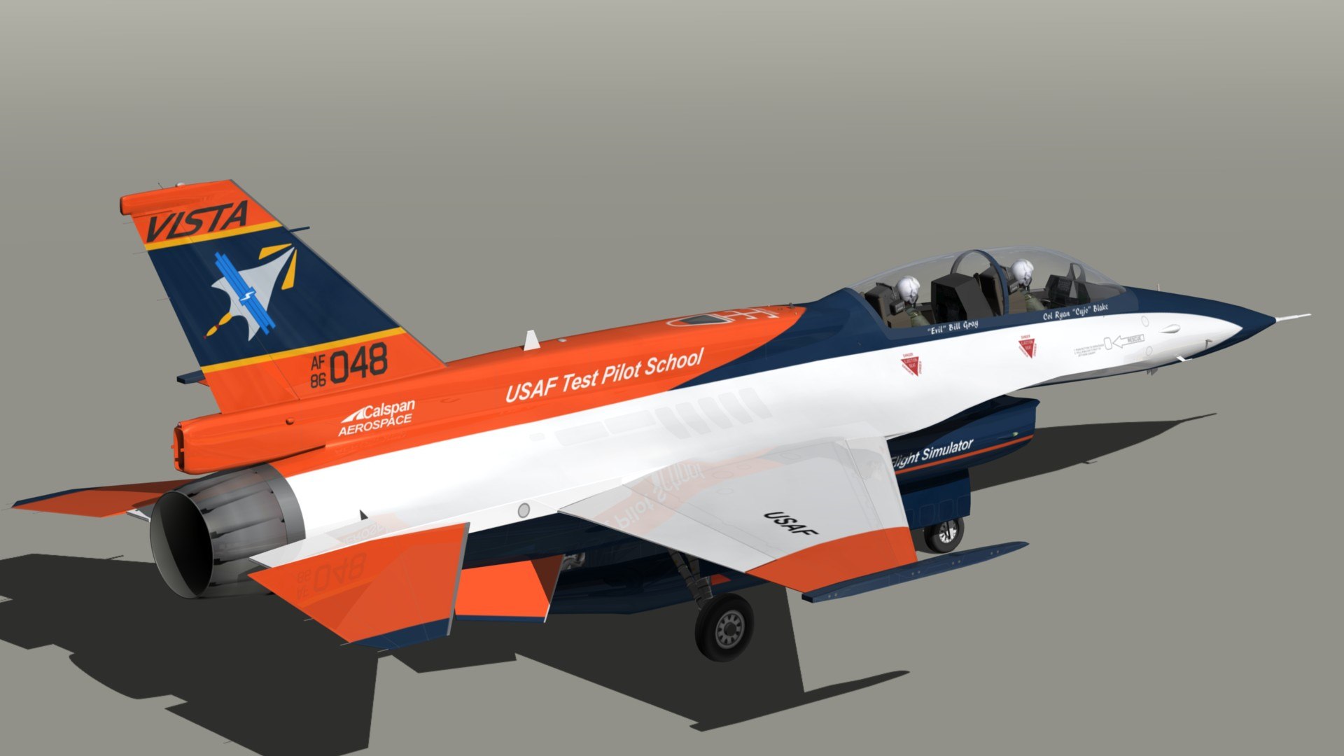 3D General Dynamics X62 VISTA Model - TurboSquid 1864574