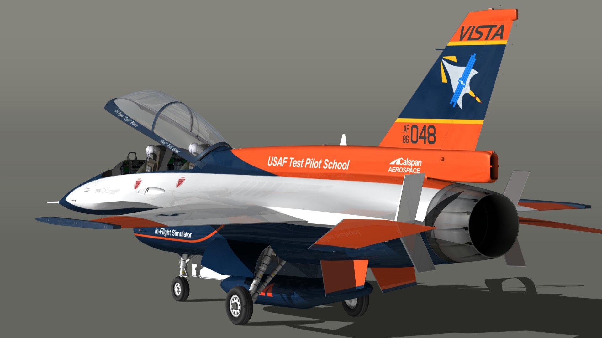 3D General Dynamics X62 VISTA Model - TurboSquid 1864574