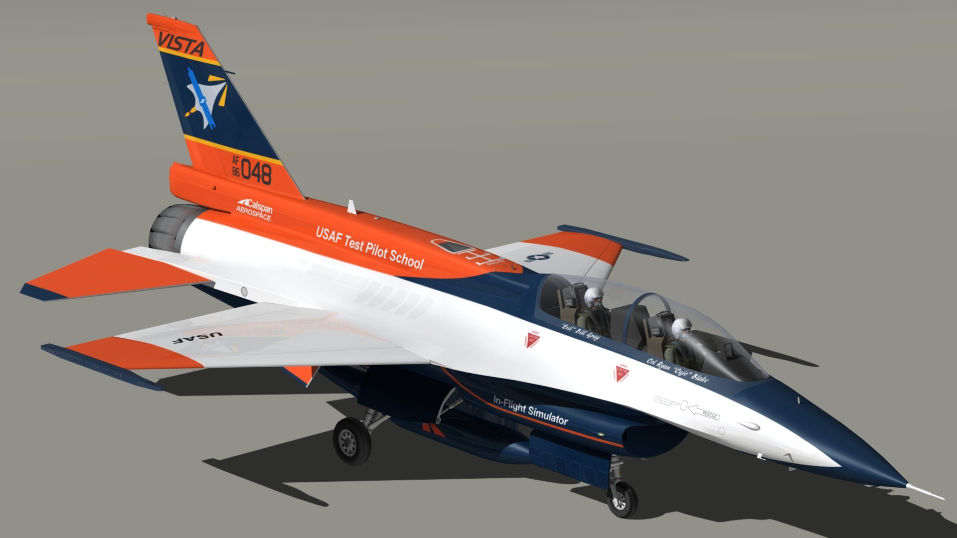 3D General Dynamics X62 VISTA Model - TurboSquid 1864574