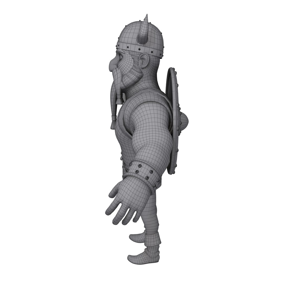 3D Model Viking Cartoon - TurboSquid 1996452