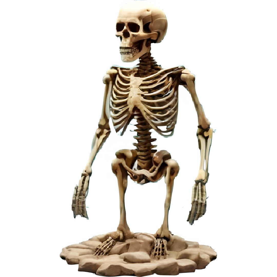 3D Poseable Skeleton Figurine - TurboSquid 2297162