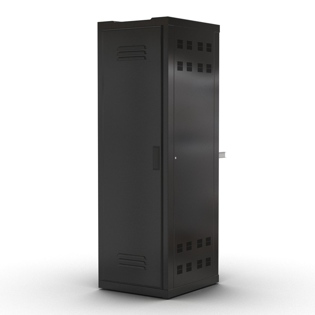 3d Servers Rack 2 Model