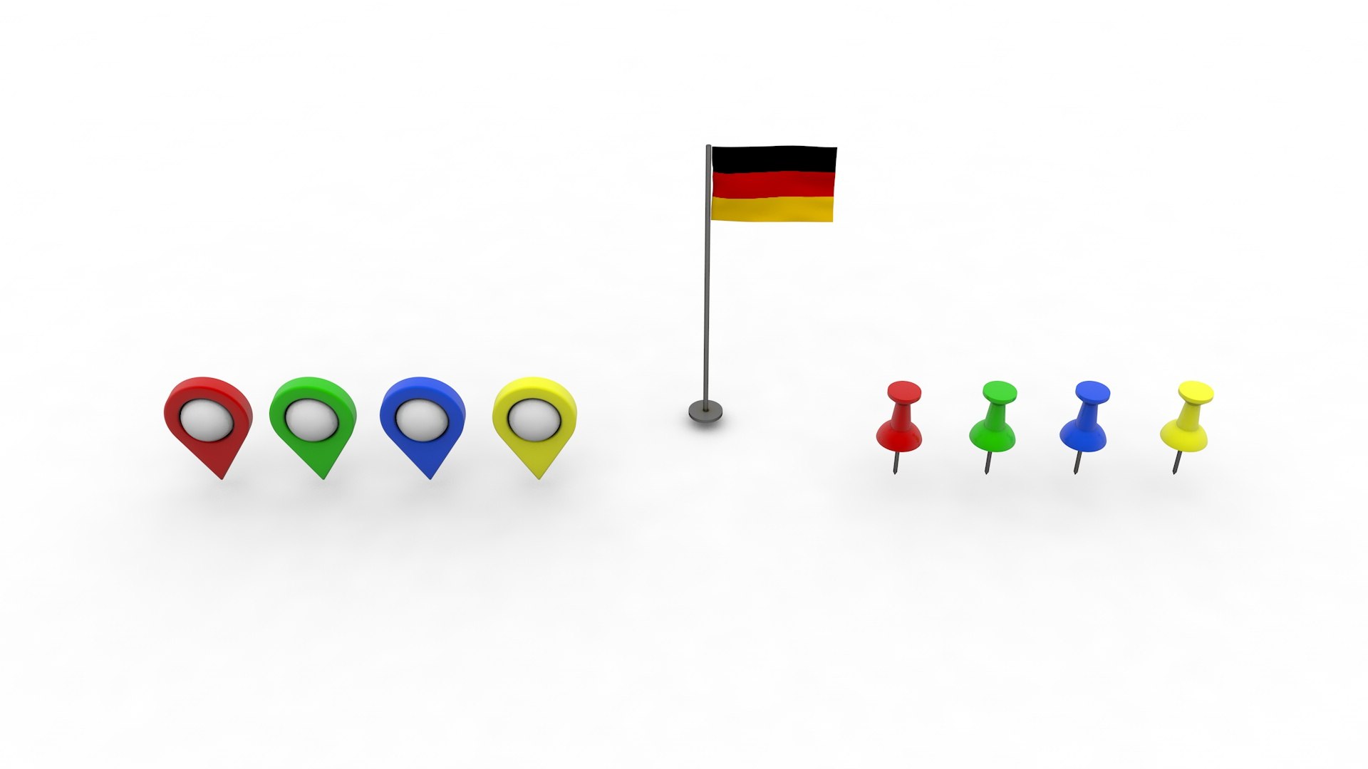 3D Germany Map Pack - TurboSquid 2060412