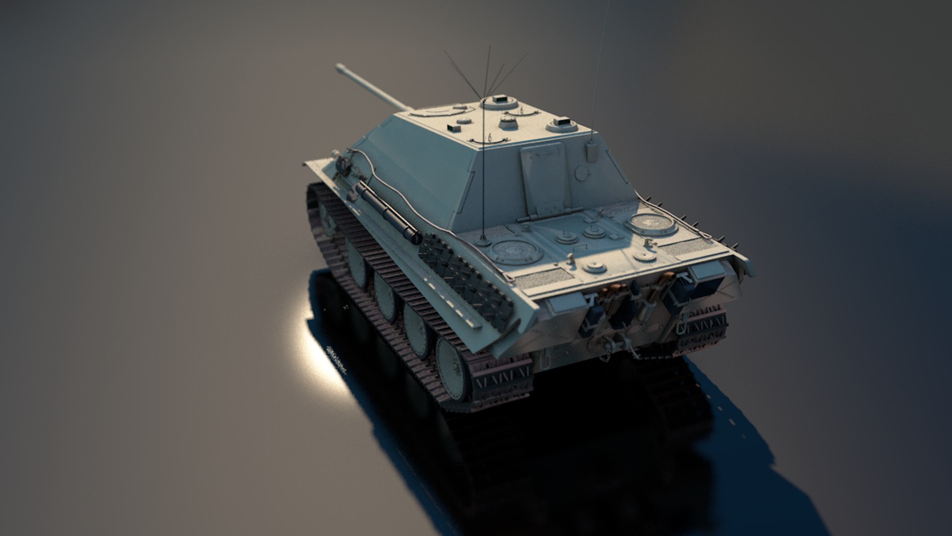 3D jagdpanzer battle tank model - TurboSquid 1461222