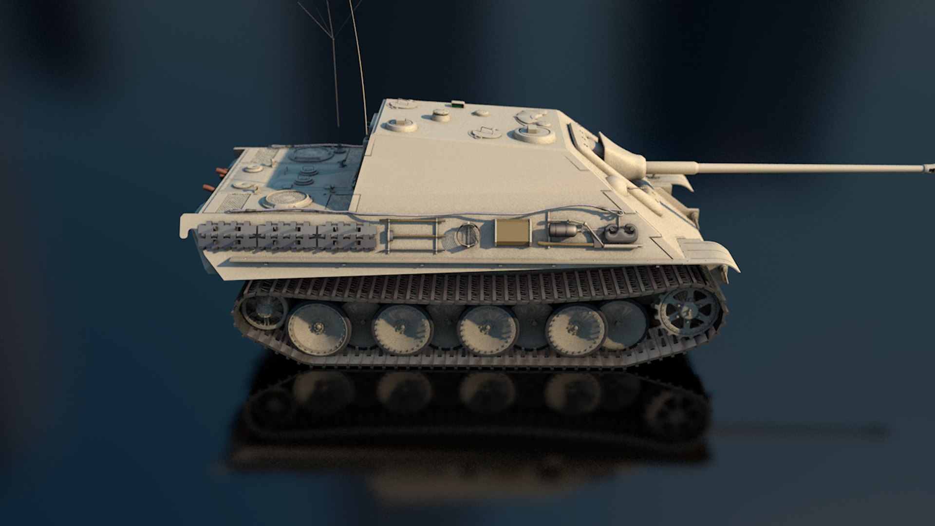 3D jagdpanzer battle tank model - TurboSquid 1461222