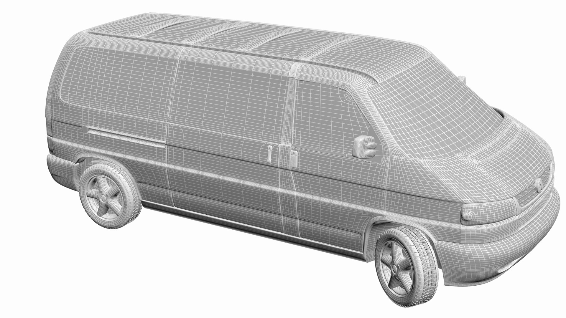 Blue Van 3D Model - TurboSquid 1673519