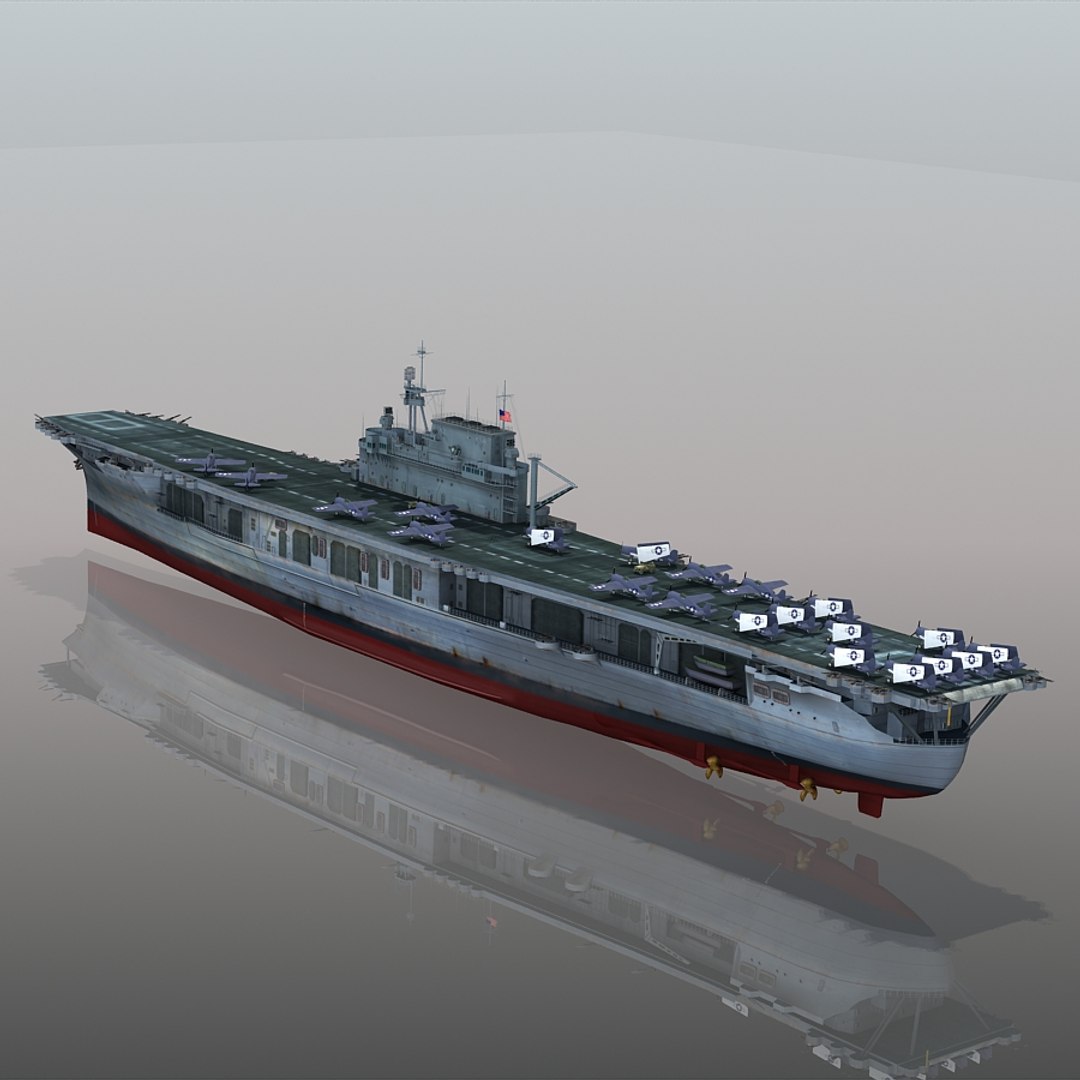 3d uss hornet cv 8