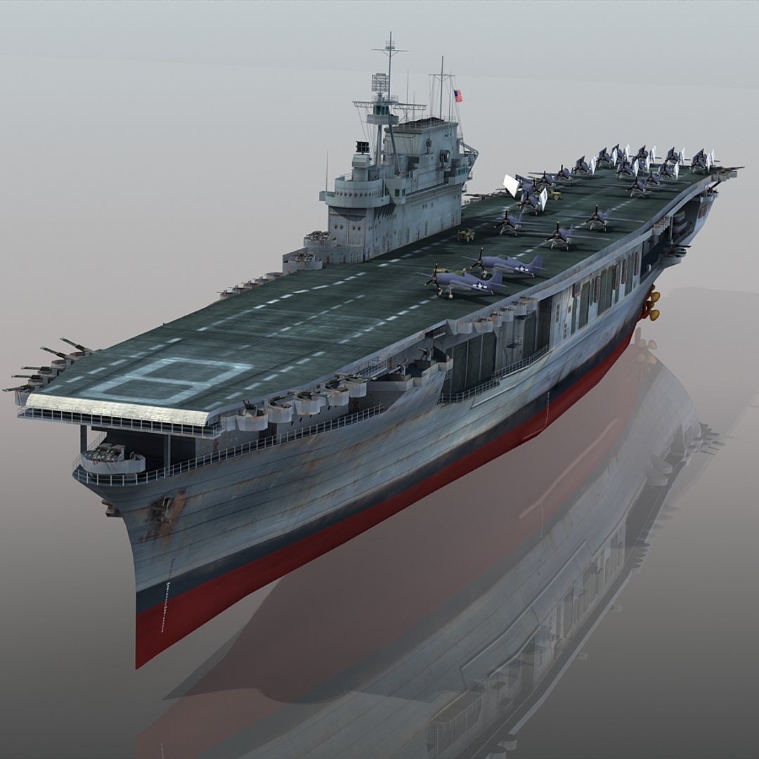 3d Uss Hornet Cv 8