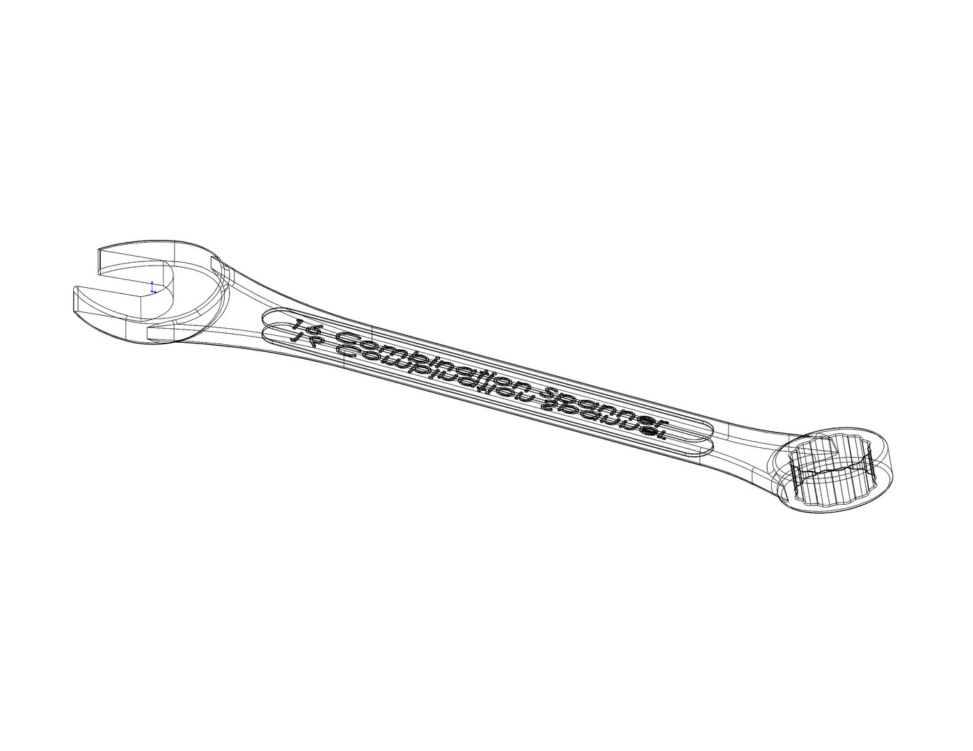 Metric Combination Spanner 16 Mm 3D - TurboSquid 2176780