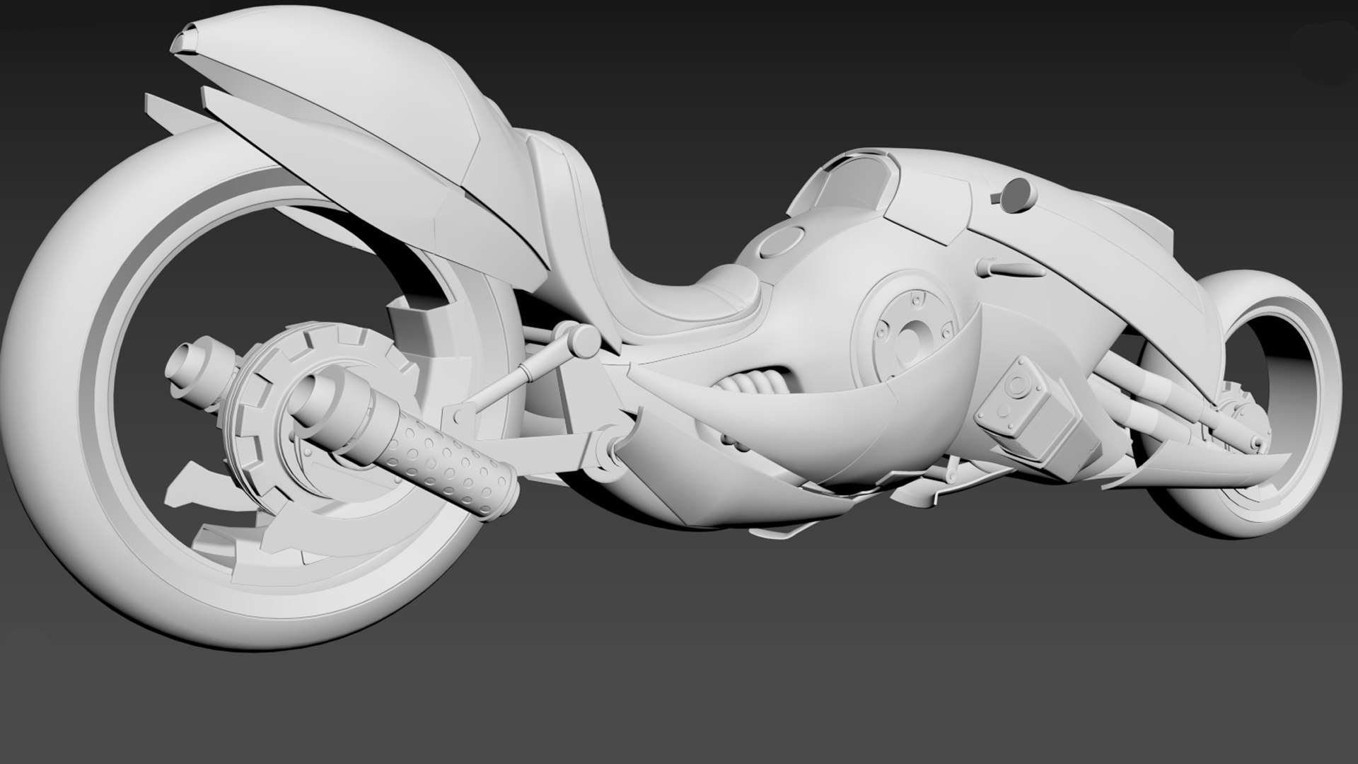 Sci-Fi Motorcycle 3D Model - TurboSquid 2079842