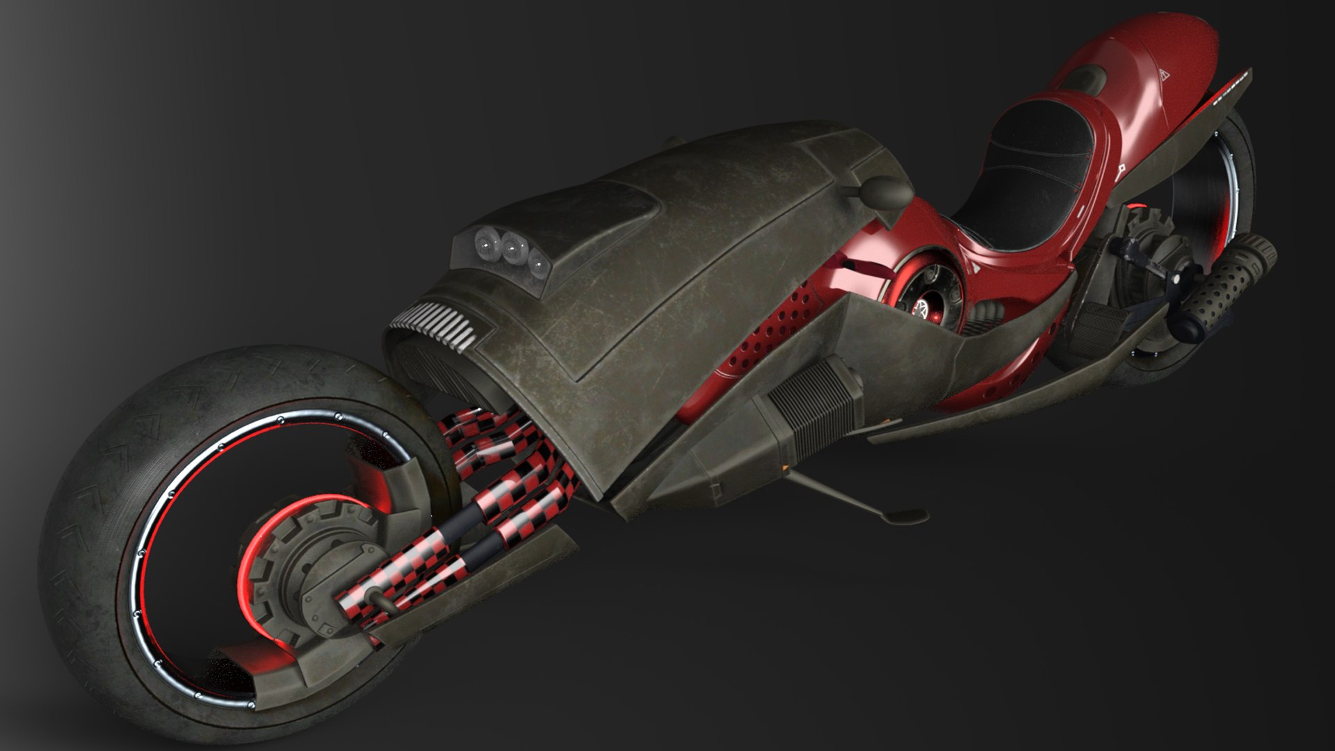 Sci-Fi Motorcycle 3D Model - TurboSquid 2079842