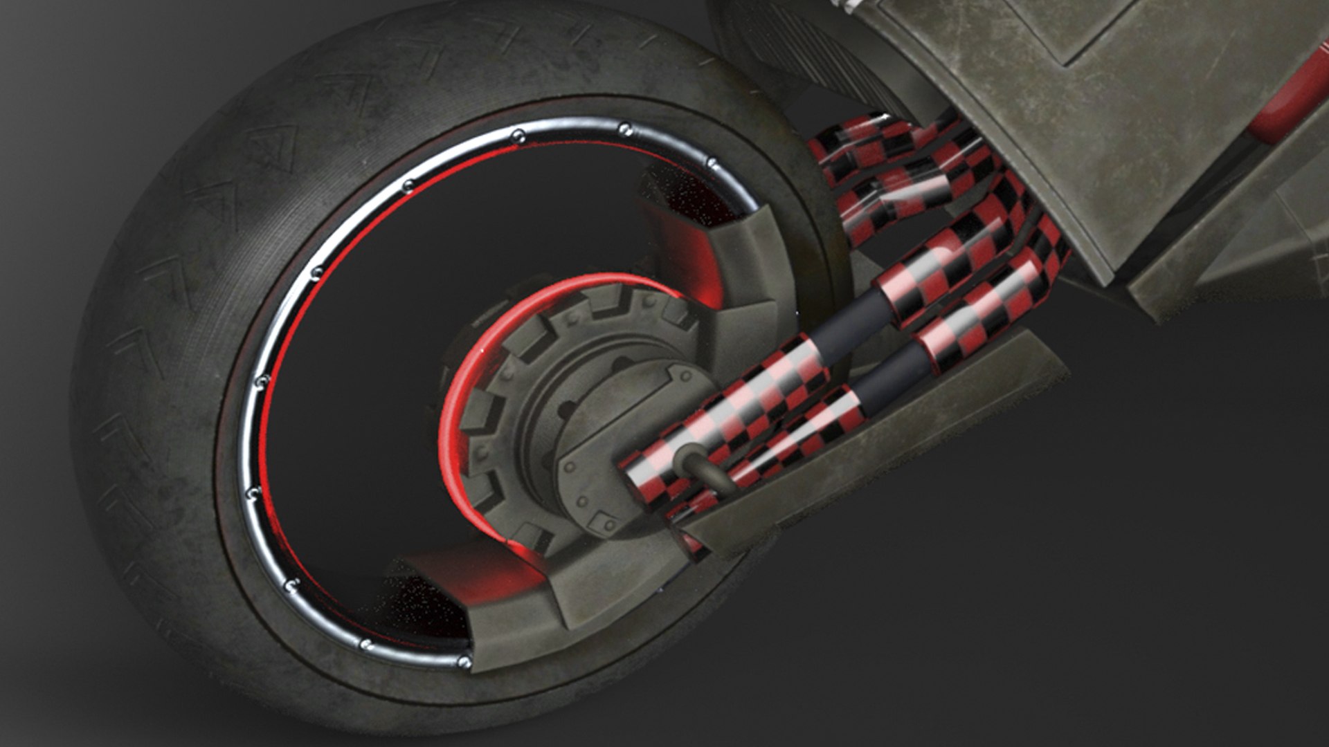 Sci-Fi Motorcycle 3D Model - TurboSquid 2079842