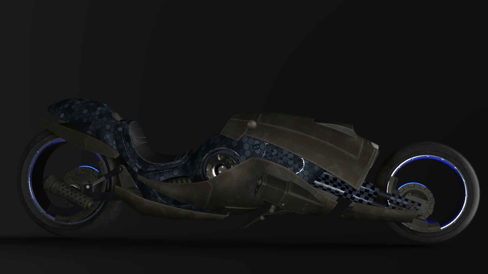 Sci-Fi Motorcycle 3D Model - TurboSquid 2079842