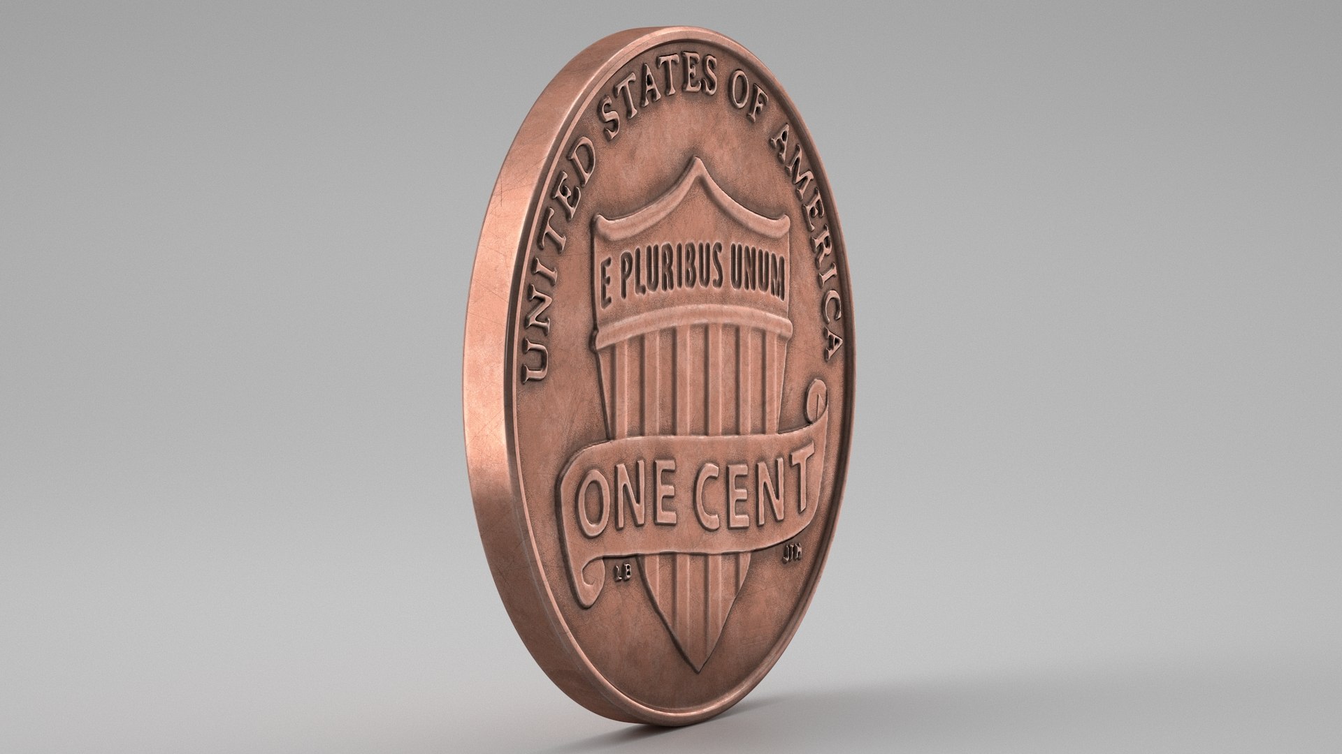 3D Penny Coin Pbr - TurboSquid 1680462