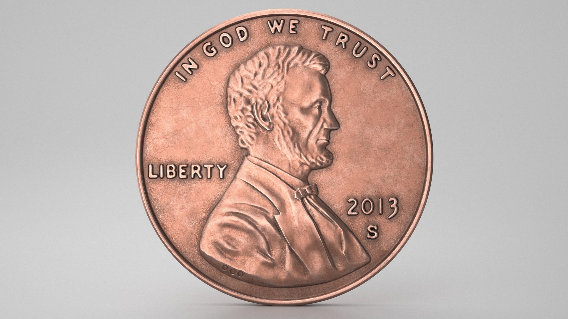 3D penny coin pbr - TurboSquid 1680462