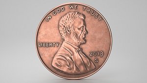 3D Penny Models - Browse & Download Formats - TurboSquid