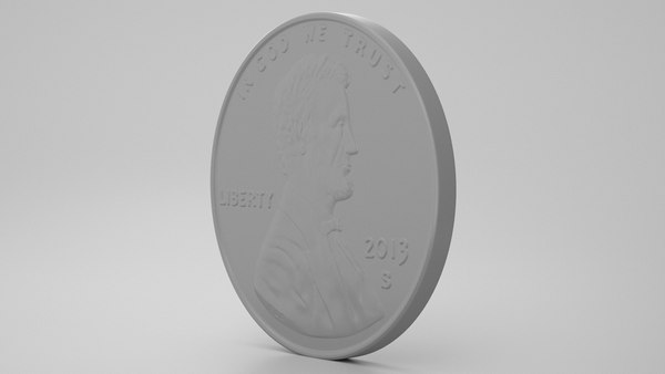 3D penny coin pbr - TurboSquid 1680462