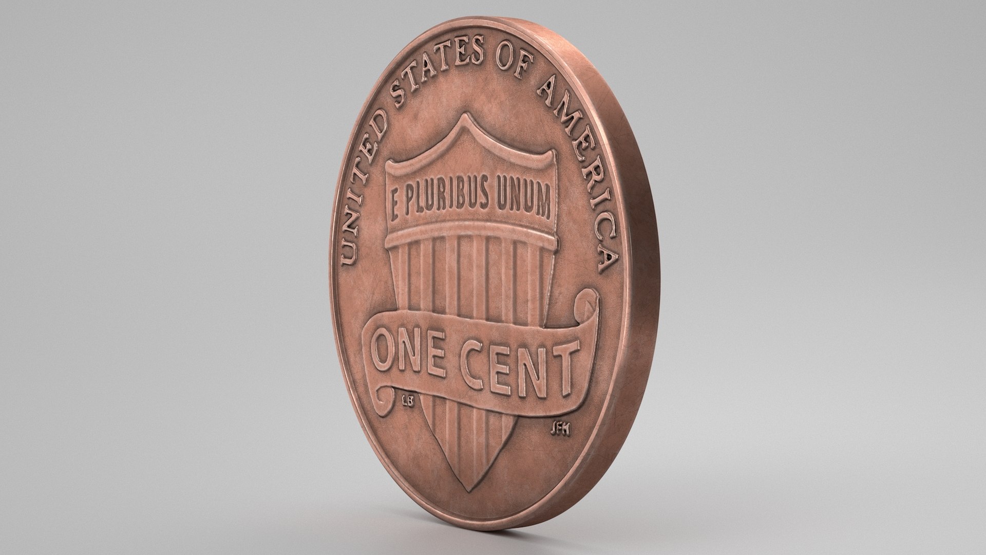 3D Penny Coin Pbr - TurboSquid 1680462