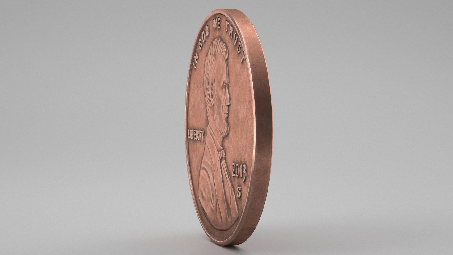 3D Penny Coin Pbr - TurboSquid 1680462