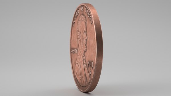 3D penny coin pbr - TurboSquid 1680462