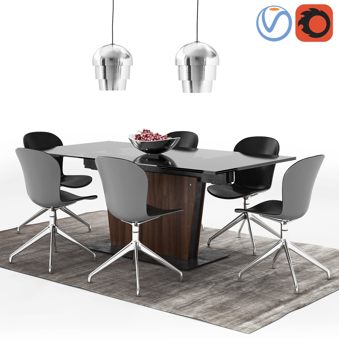 3D Table Boconcept Monza Adelaide - TurboSquid 1240582