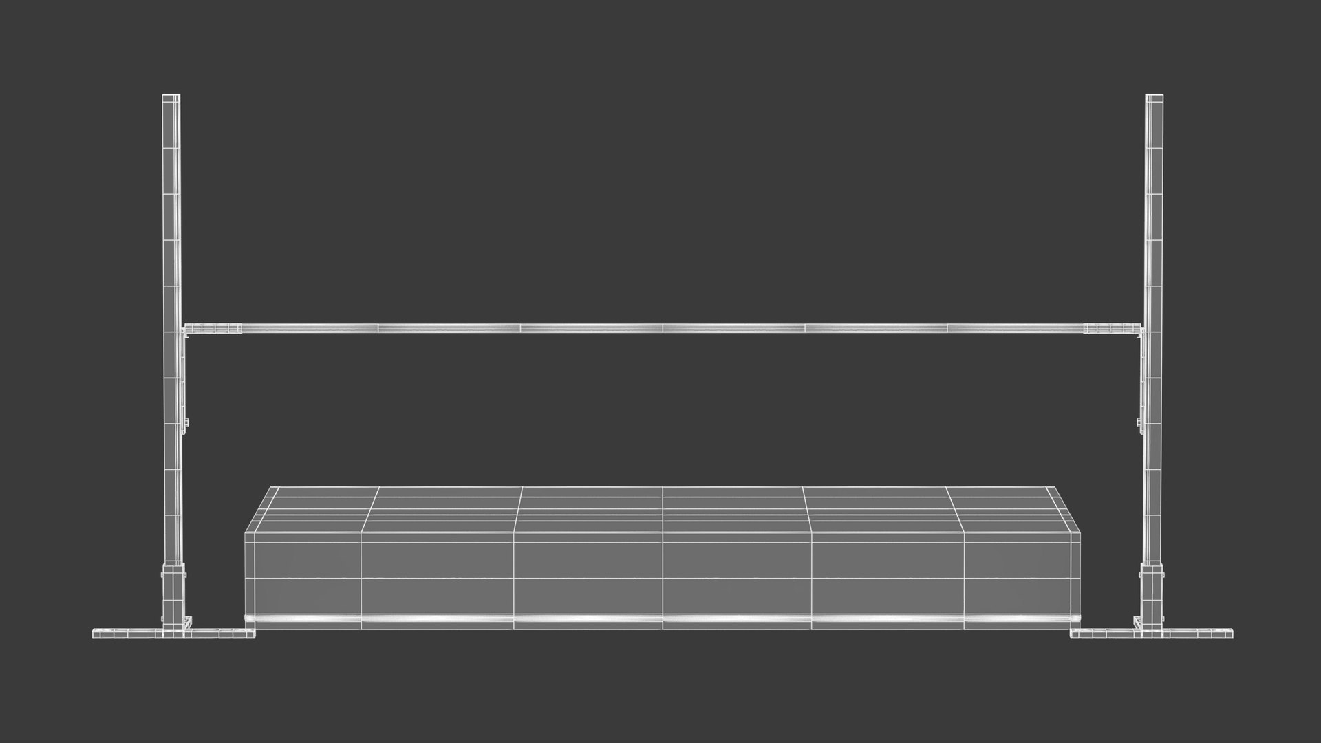 3D Model Athletics High Jump Mat - TurboSquid 2363390