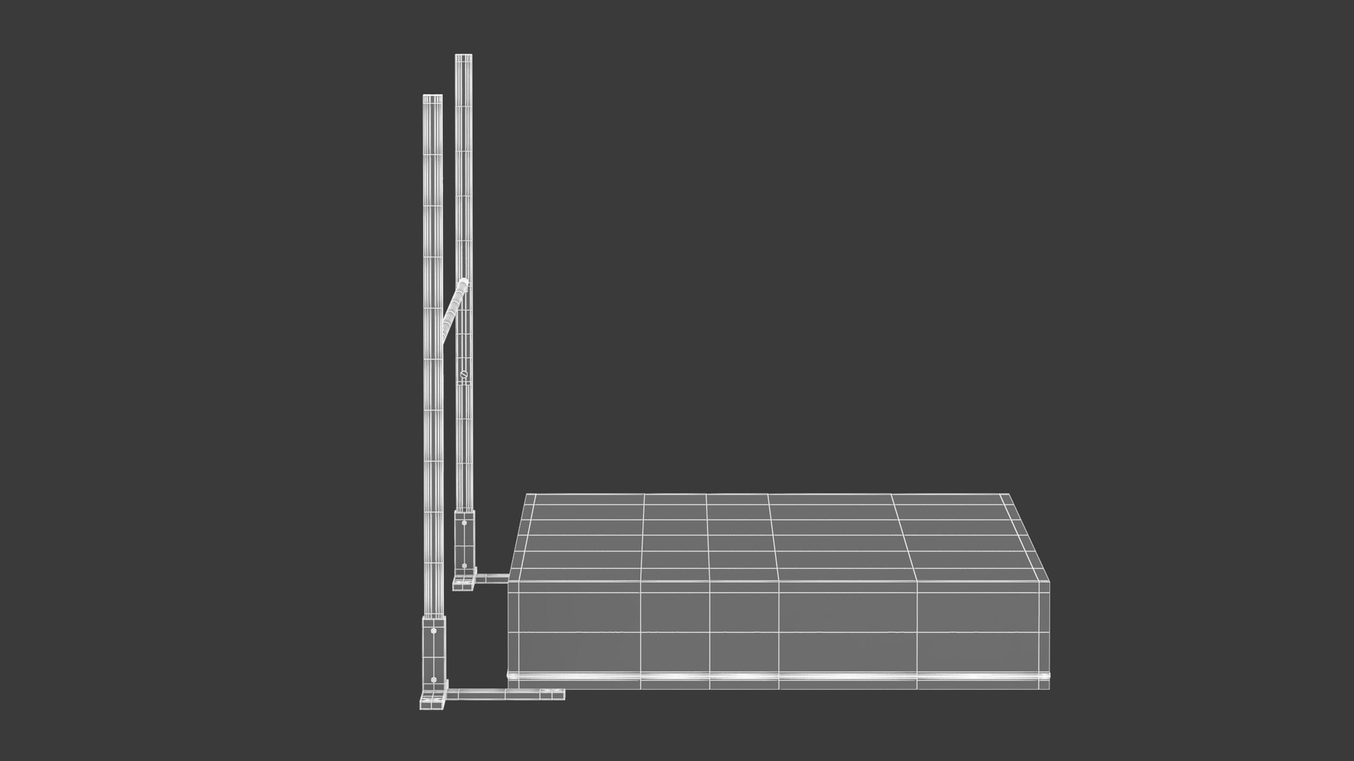 3D Model Athletics High Jump Mat - TurboSquid 2363390