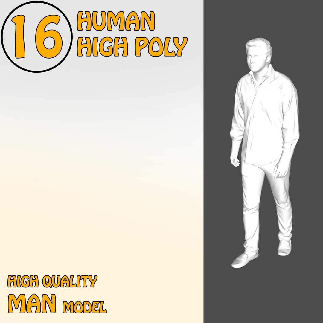 3D Human Man - TurboSquid 1626890