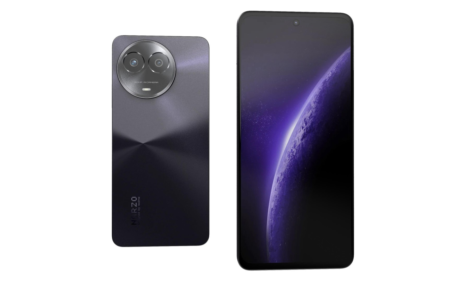 3D model Realme Narzo 60X 5G Black - TurboSquid 2133629