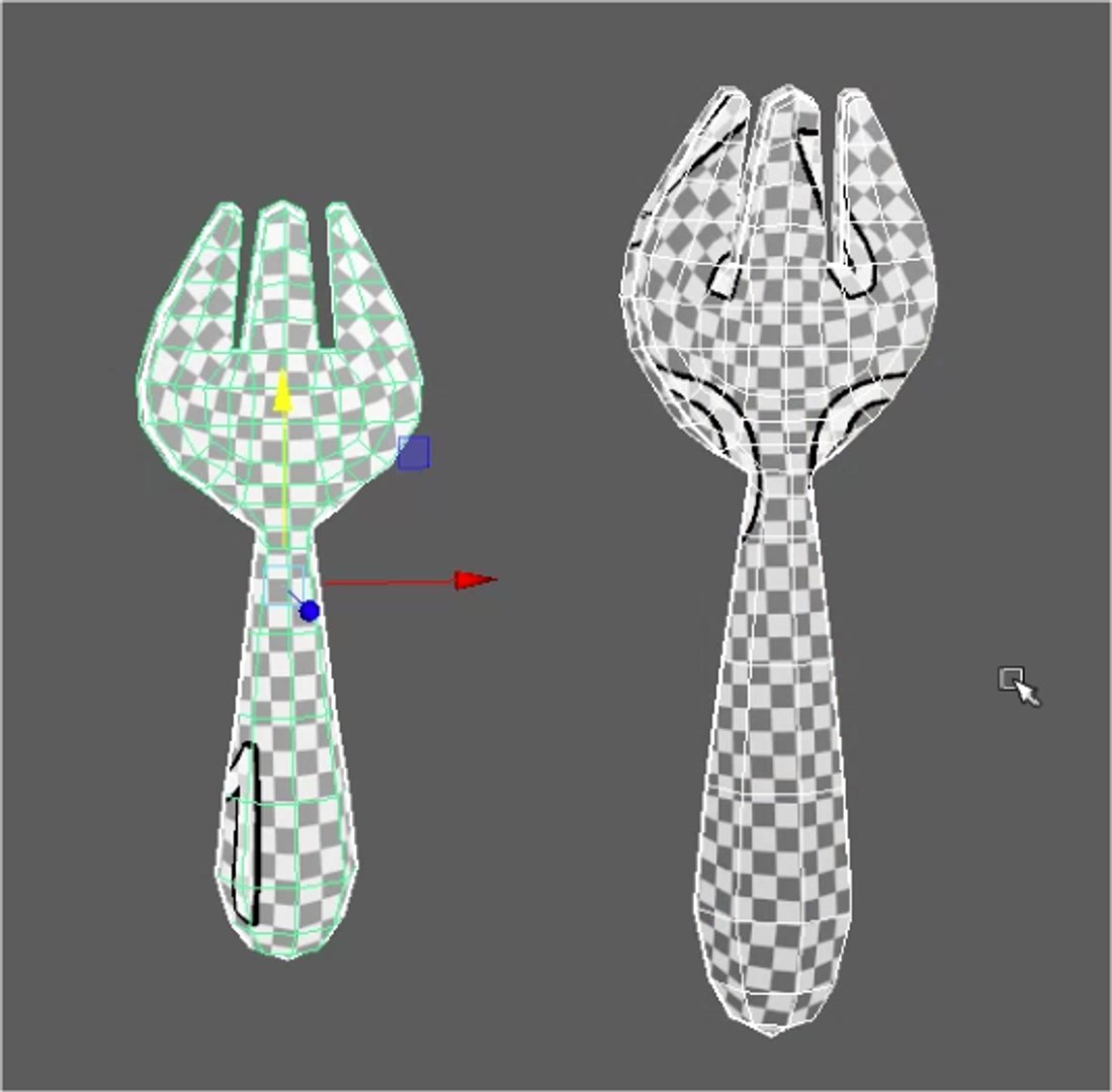3D Wooden Fork - TurboSquid 1640540