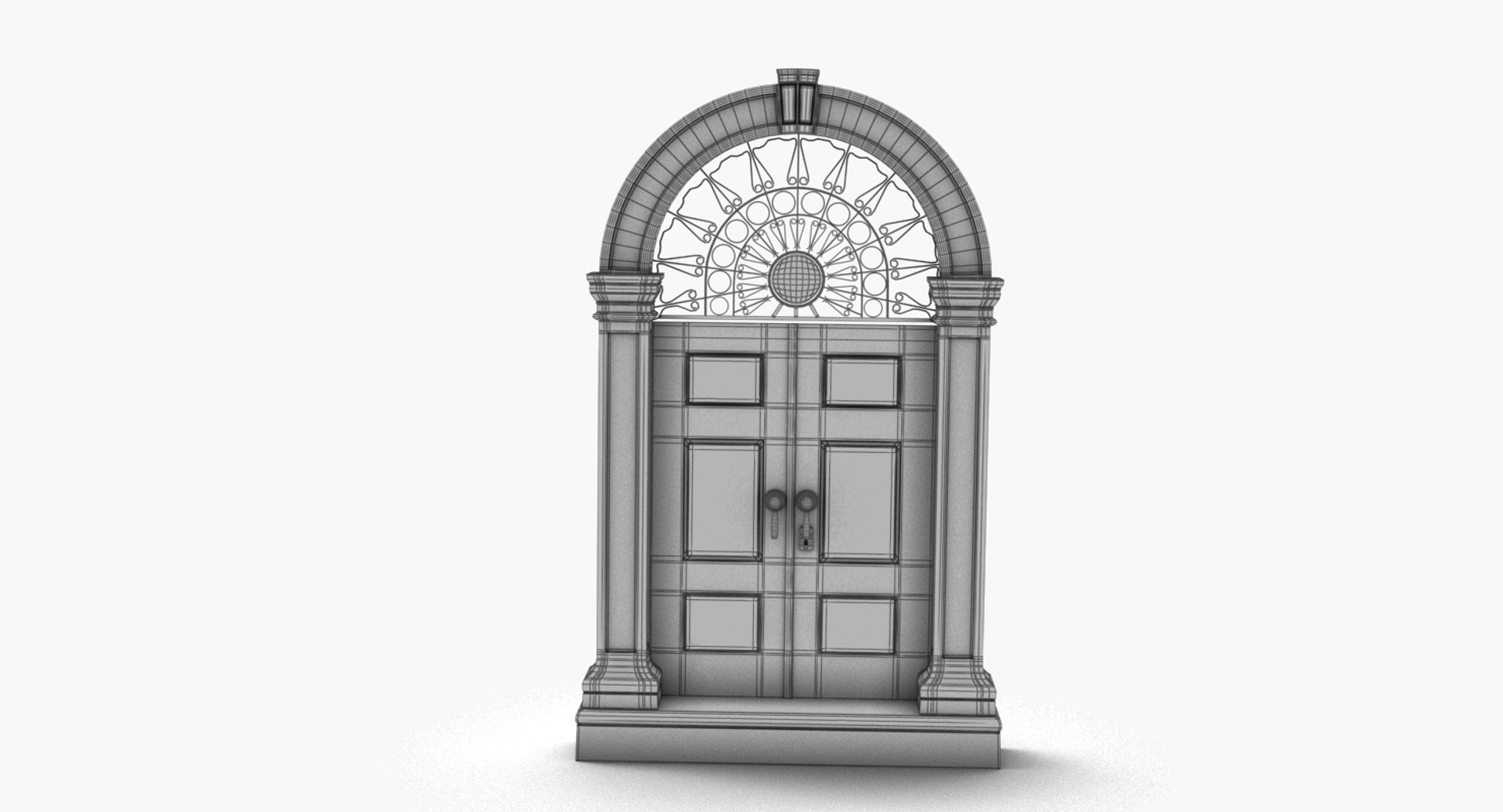 Entry door 3D model - TurboSquid 1414809