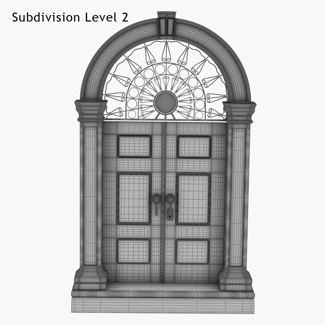 Entry Door 3D Model - TurboSquid 1414809