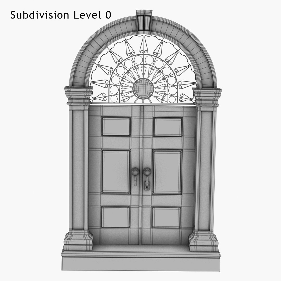 Entry Door 3D Model - TurboSquid 1414809