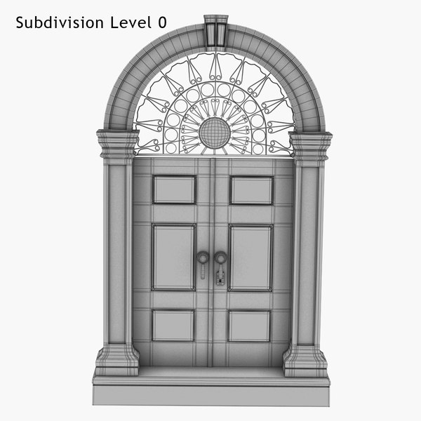 Entry door 3D model - TurboSquid 1414809