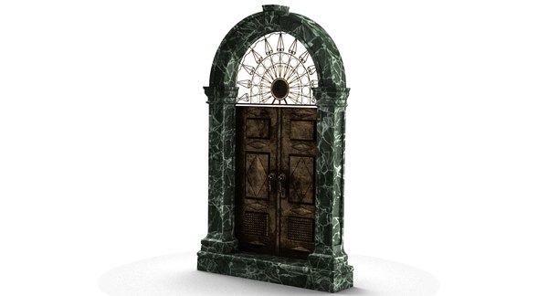 Entry door 3D model - TurboSquid 1414809