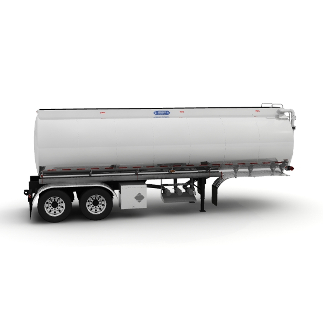 3d Model 32ft Tanker Trailer