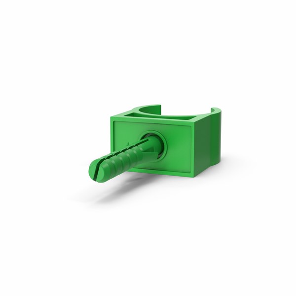 Plastic Wall Clamp With Drywall Screw model - TurboSquid 1951201