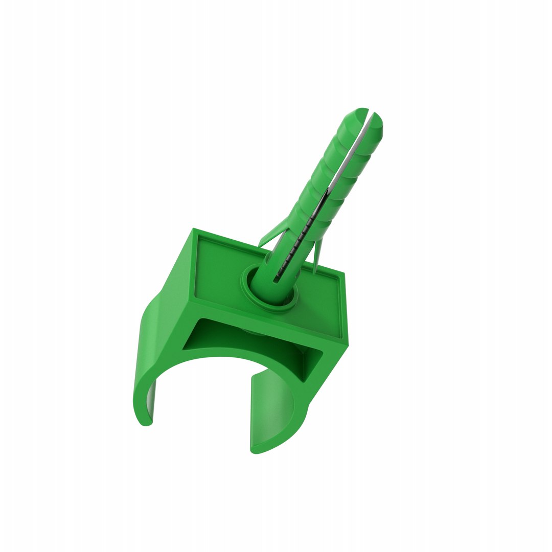 Plastic Wall Clamp With Drywall Screw Model - TurboSquid 1951201