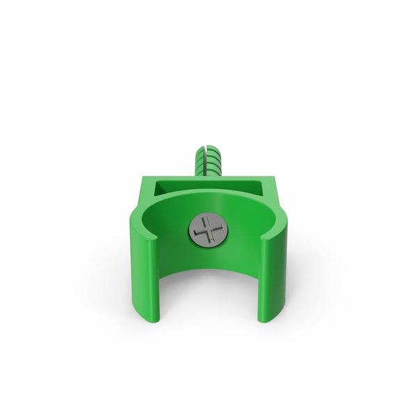 Plastic Wall Clamp With Drywall Screw model - TurboSquid 1951201