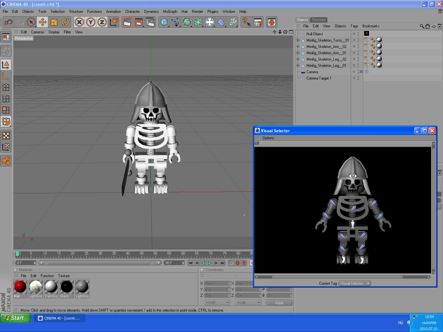 Lego Skeleton 3d Model