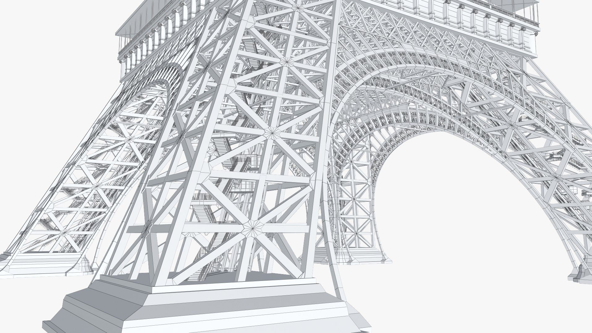 eiffel tower 3d 3ds