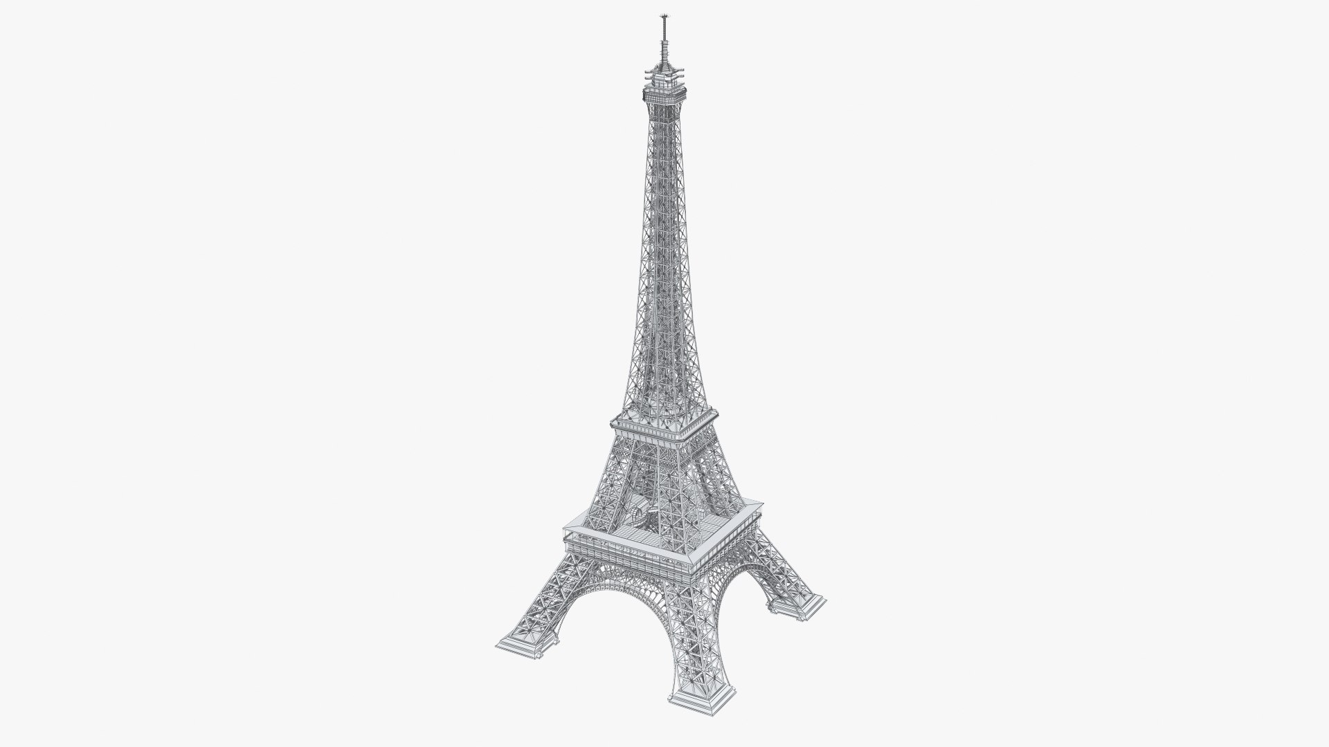 eiffel tower 3d 3ds