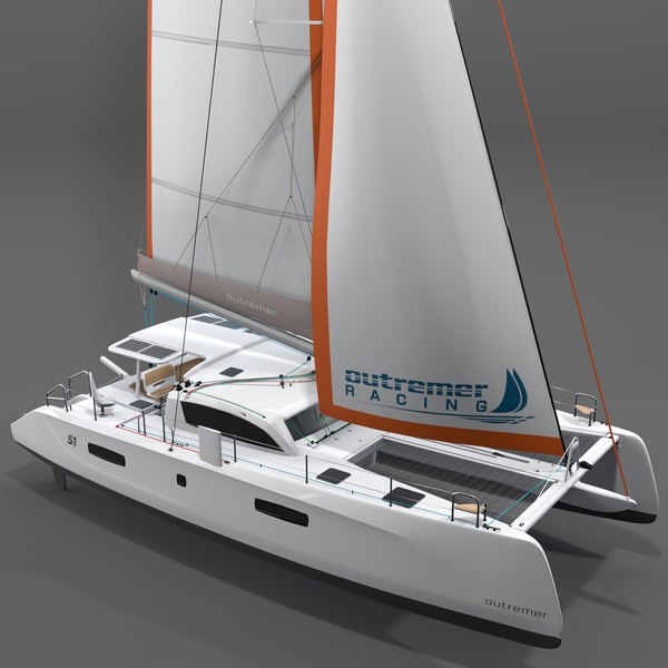 3D Aquila 70 Luxury Power Catamaran 3D model - TurboSquid 2006998